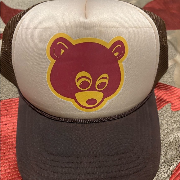 Accessories | College Dropout Bear Themed Trucker Hat Mens | Poshmark